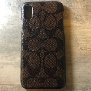 Coach Accessories | Signature Canvas Iphone Folio Case Xs Max | Poshmark